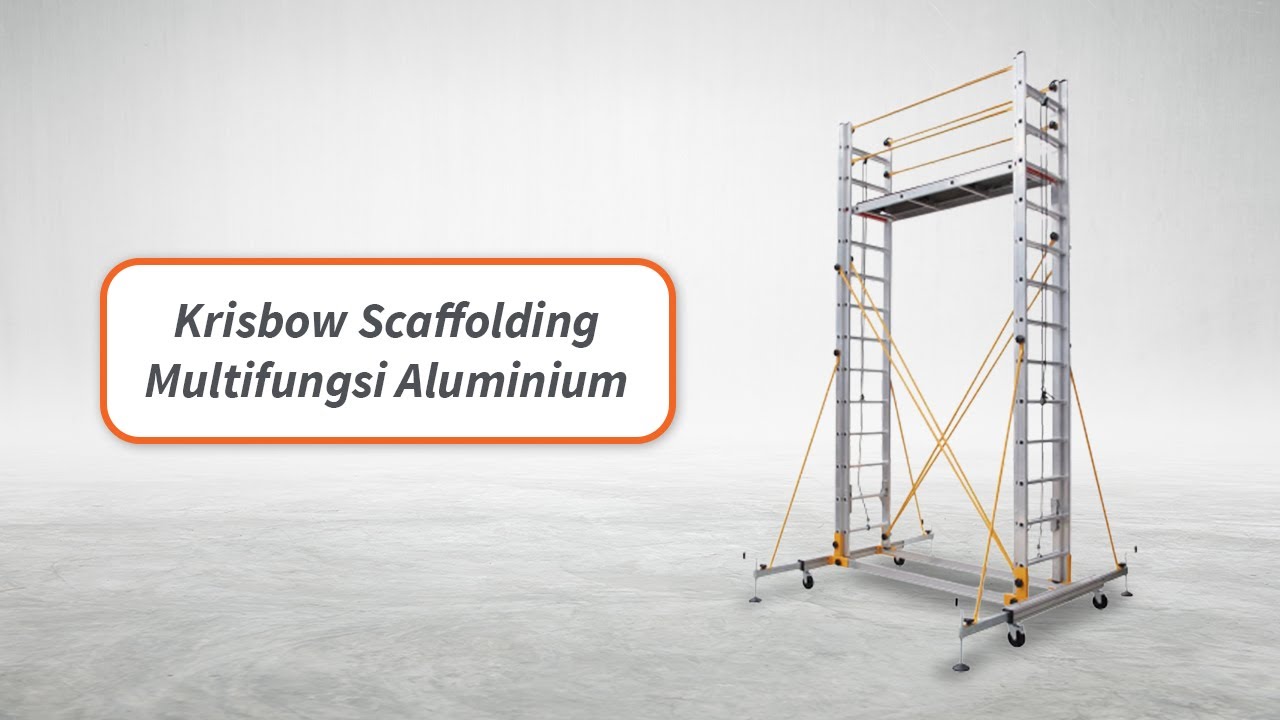Krisbow Scaffolding Multi Fungsi Aluminium - YouTube