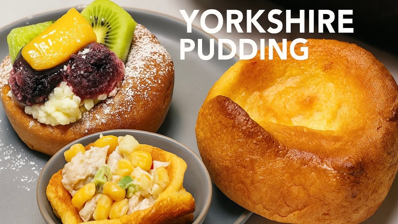 How to make the legendary English Yorkshire pudding with 3 ingredients ...