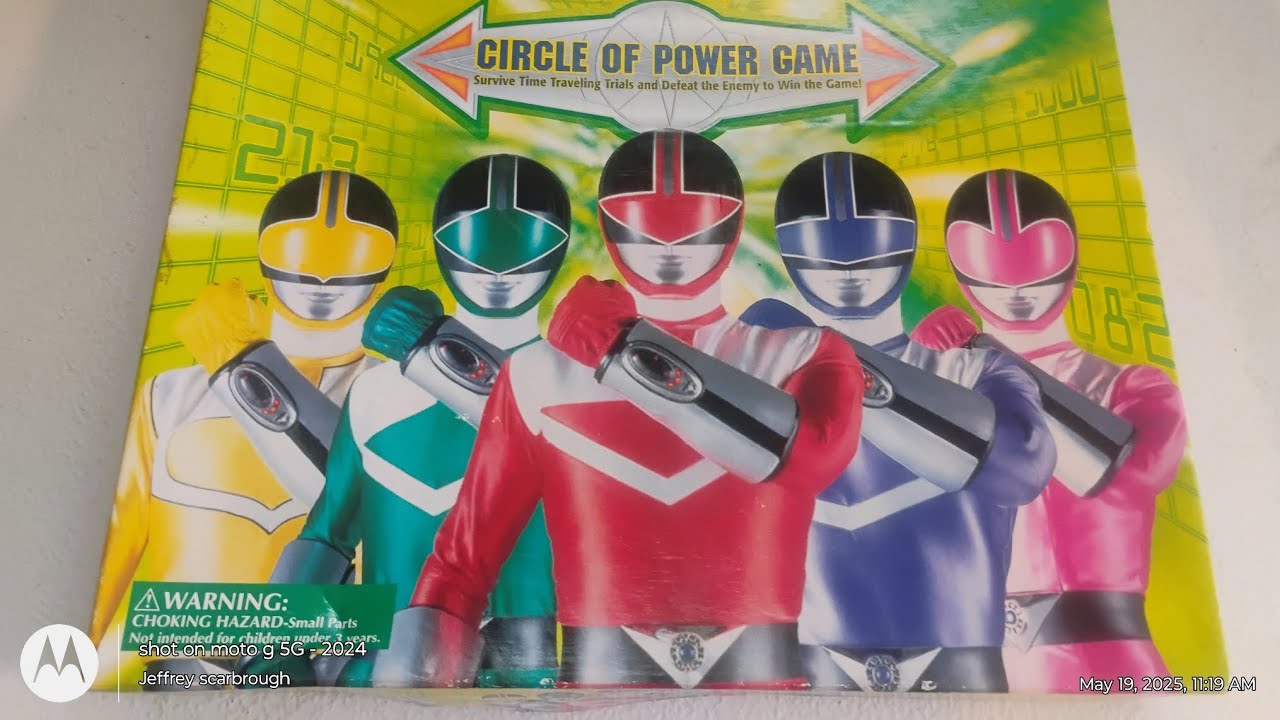 Unboxing Power Rangers Time Force Circle of Power Game - YouTube