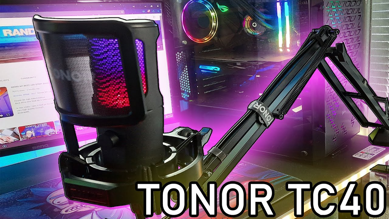 TONOR TC40 (USB RGB Condenser Microphone) - YouTube