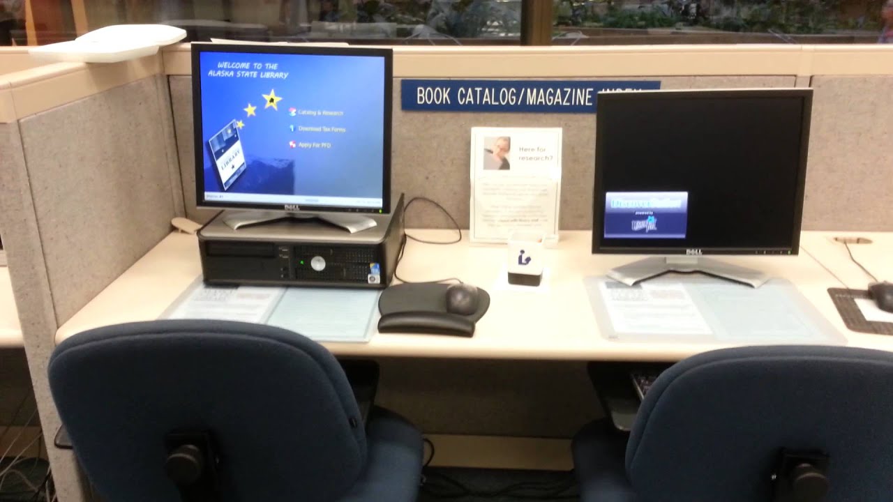Catalog and Research Computers at the Alaska State - YouTube