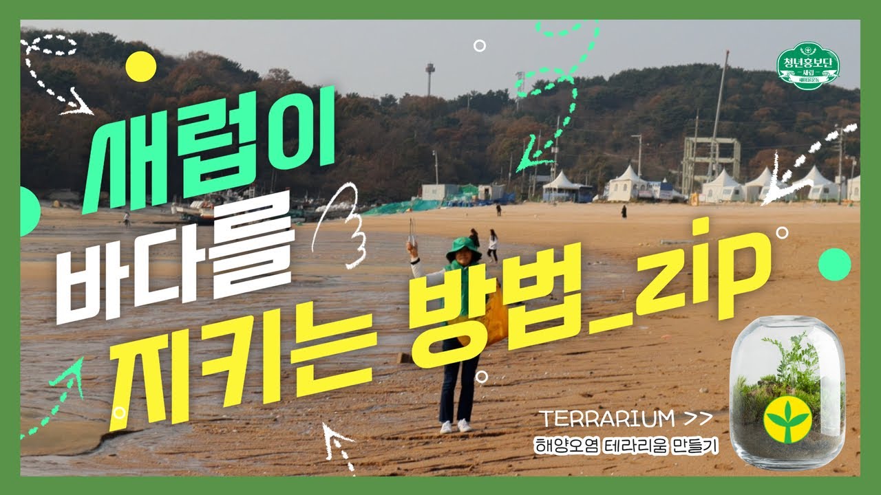 새럽이 바다를 지키는 방법_zip ( 트레져헌터말고 trash hunter! 비치코밍으로 쓰줍하기!) - YouTube