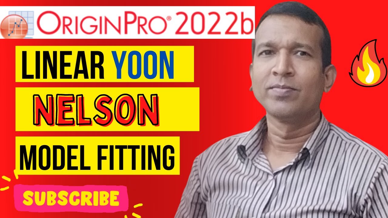 Linear Yoon Nelson model fitting in origin - YouTube