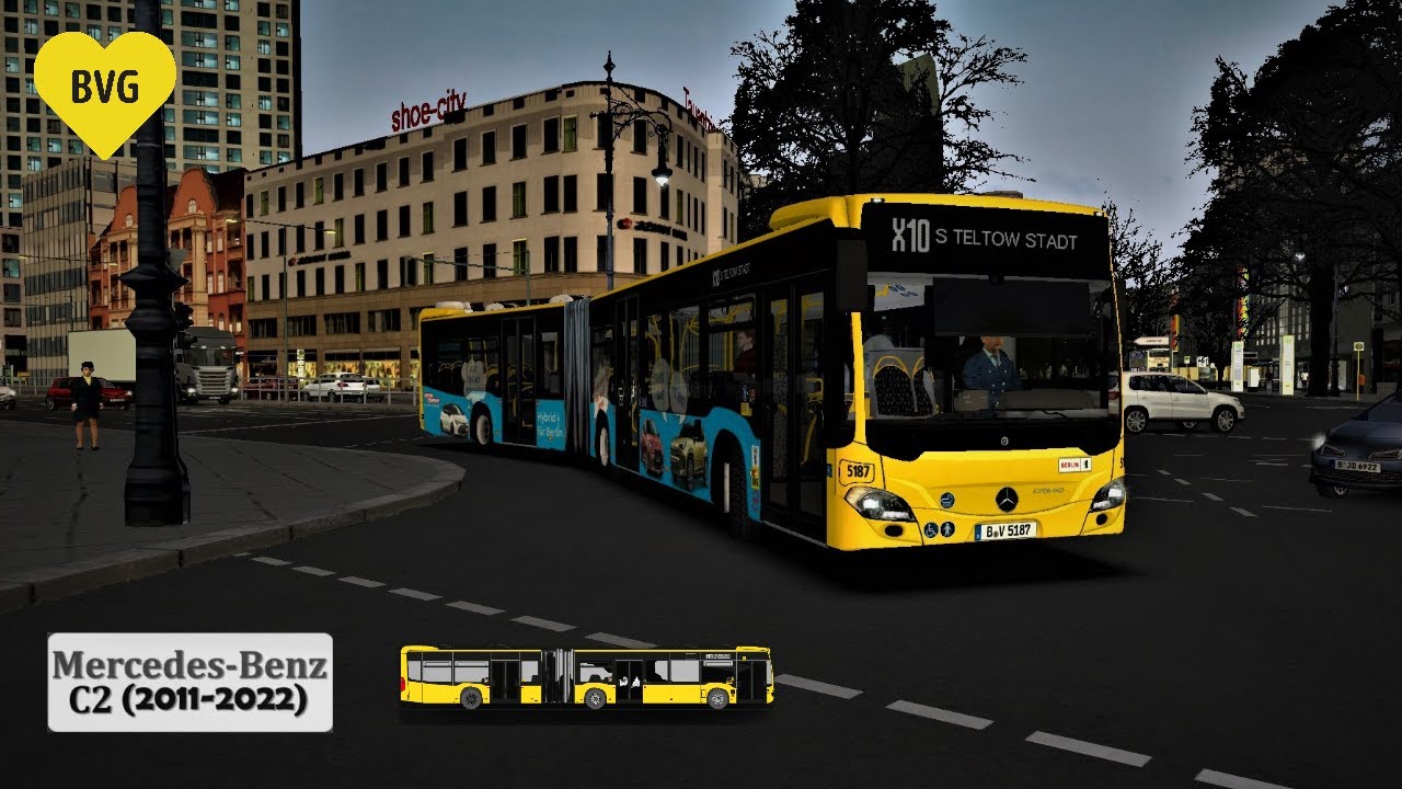 OMSI 2: Berlin X10 | Mit dem Mercedes Benz C2 GN21 auf´m X10er #070 ...