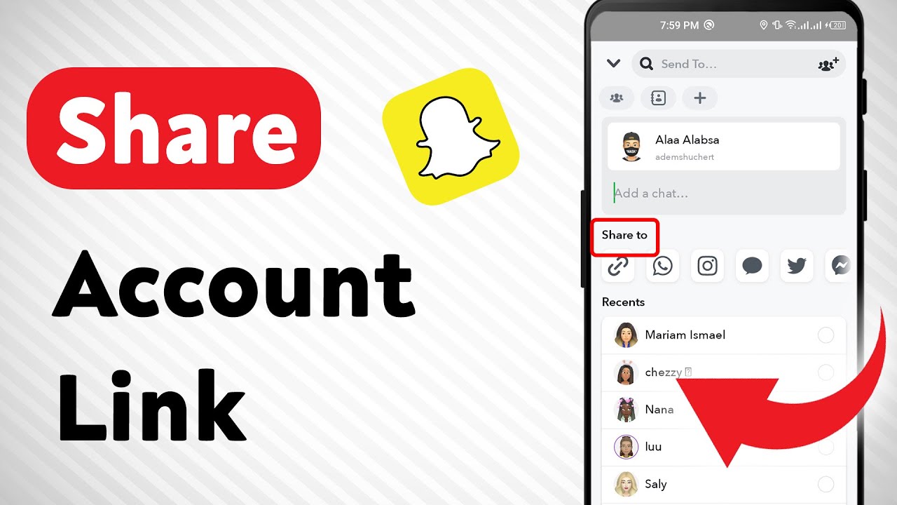 How to Share An Account Link on Snapchat (Updated) - YouTube