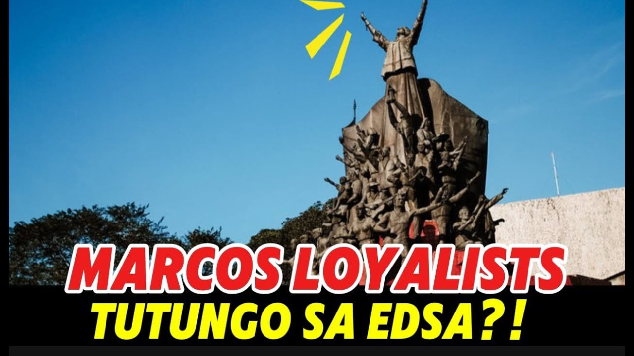 MARCOS LOYALISTS AND SUPPORTERS MAGTITIPON SA EDSA PEOPLE POWER ...