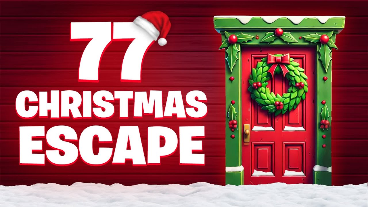FORTNITE 77 CHRISTMAS ESCAPE ROOM 🎄 by Epic Play Studio 🎅 SOLUTION 🧩 ...