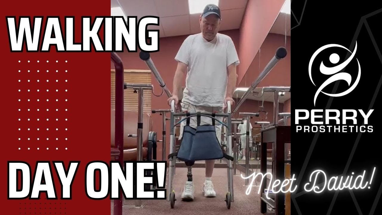 Amputee Walking Success: David Grindle - YouTube