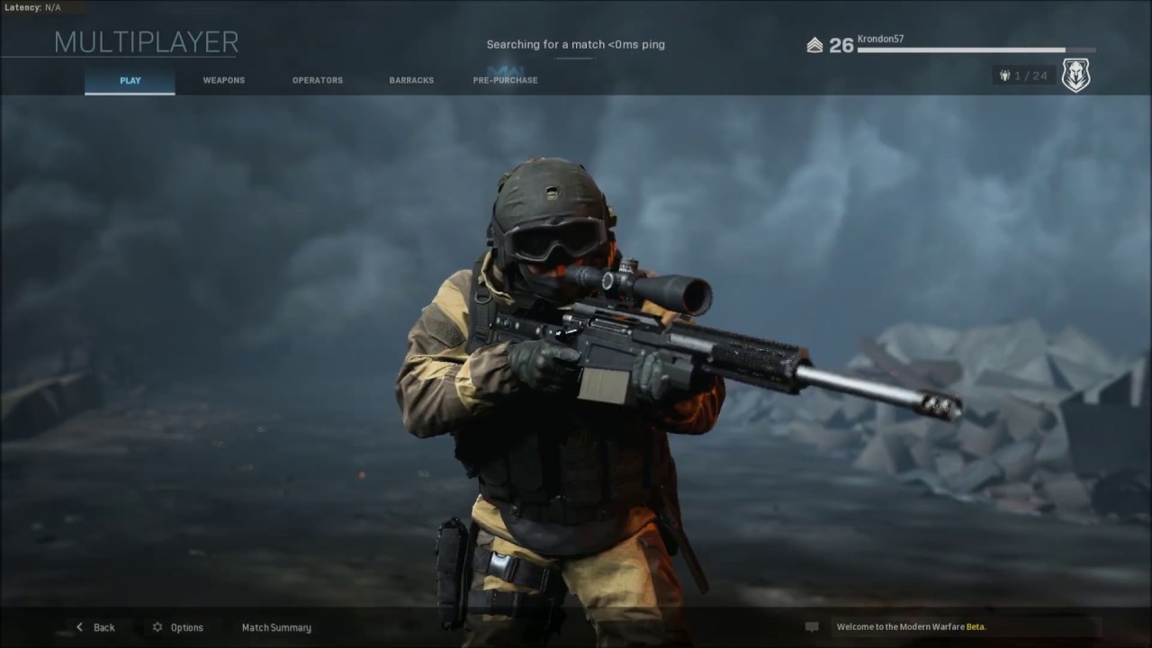 Modern Warfare Beta Outfits [Sniper Gameplay] [PC] - YouTube
