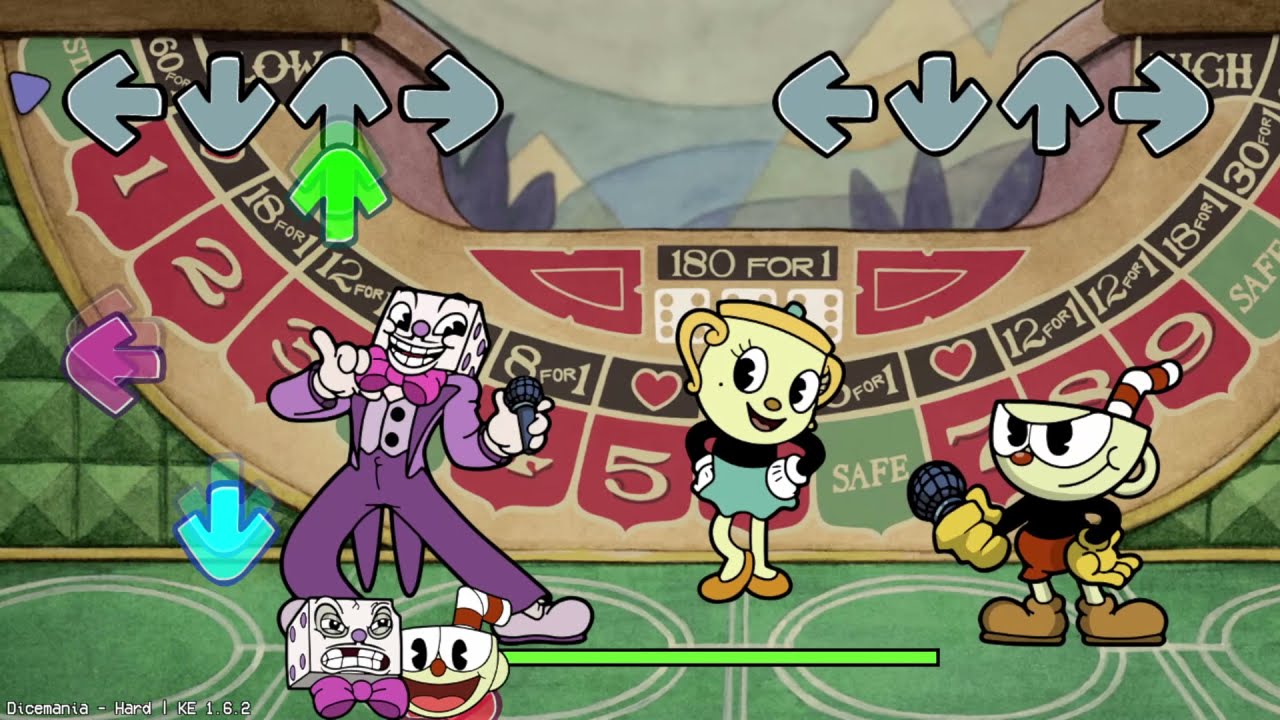 FNF VS CUPHEAD VS KING DICE - YouTube