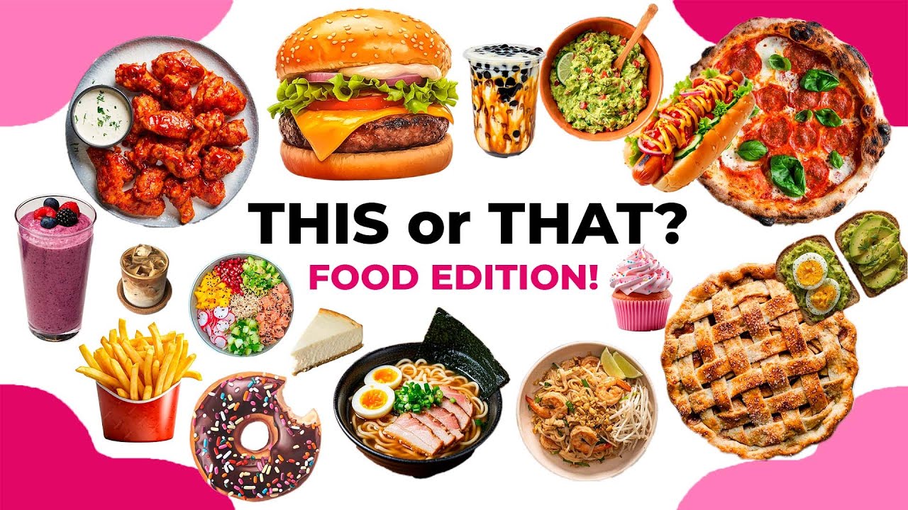 THIS or THAT: Food Edition! 🍔🍣🍩 - YouTube