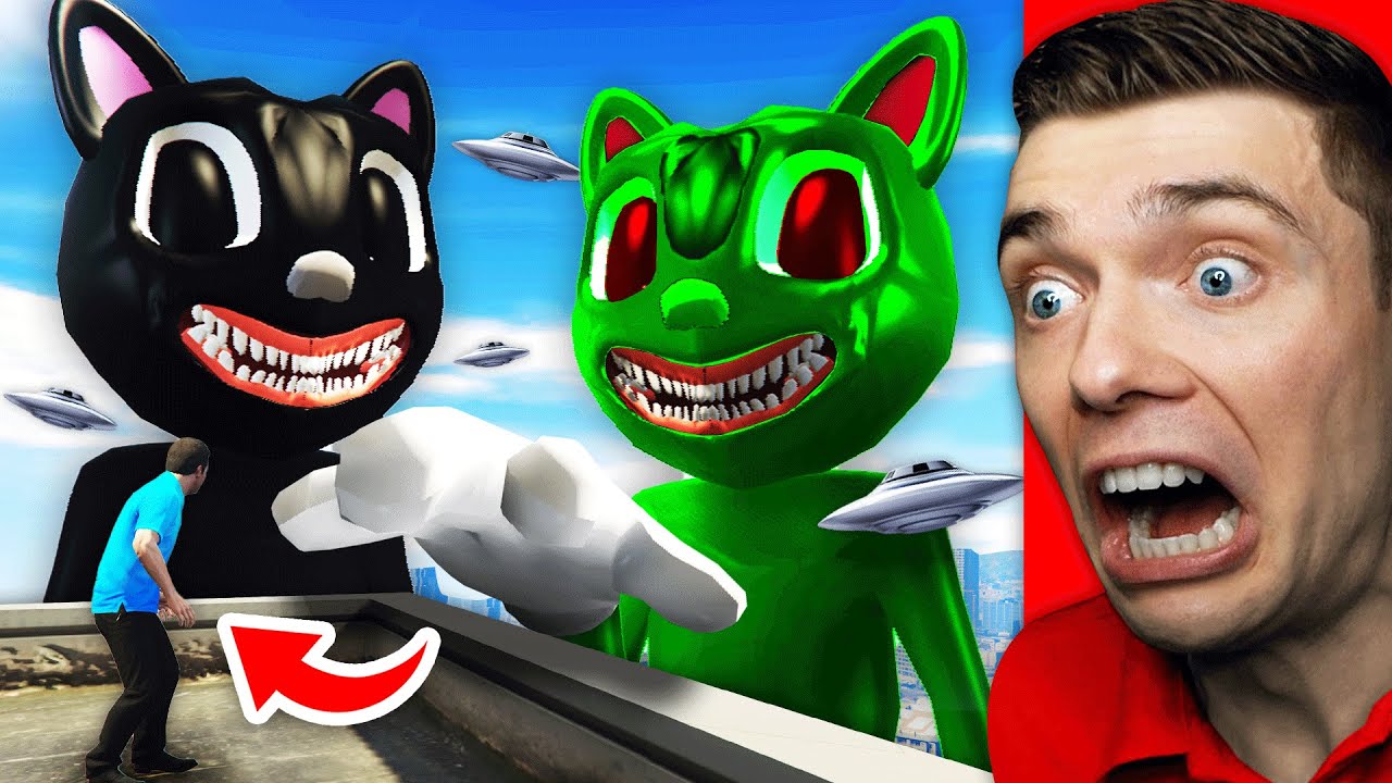 CARTOON CAT vs ALIEN CARTOON CAT In GTA 5 (Scary) - YouTube
