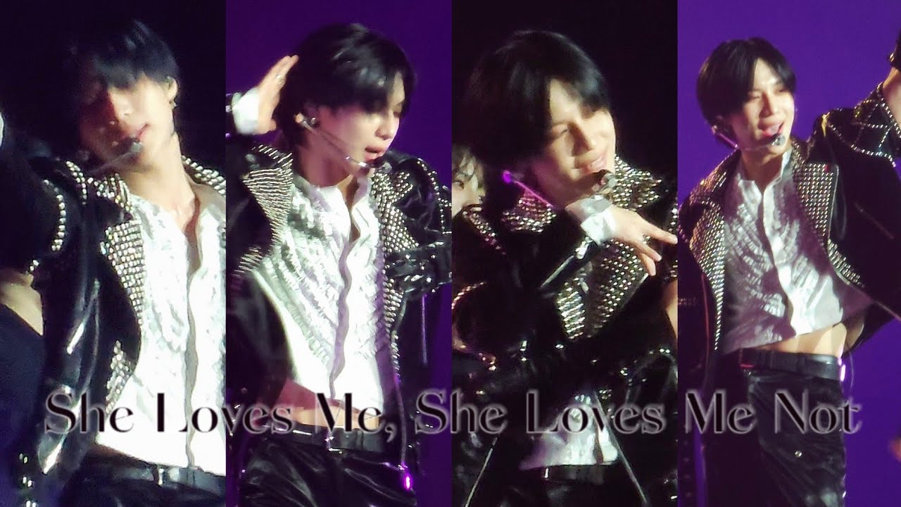 [4K] She Loves Me, She Loves Me Not 🥀| 태민(TAEMIN) Metamorph Solo Concert Fancam 2nd Day 231217 ...