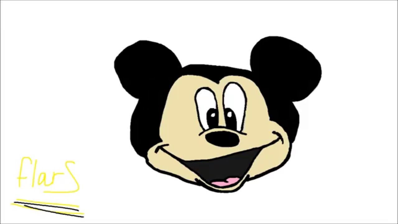 Mickey Mouse Paint Speedart :p (x32 speed) - YouTube