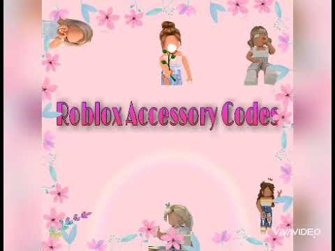 Roblox Accessory Codes - YouTube