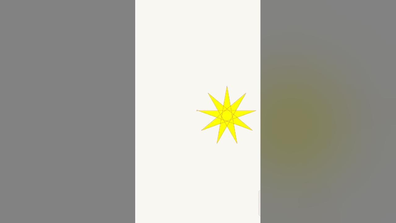 How To Make A Star Using Turtle Pydroid 3python Python3 Pydroid3