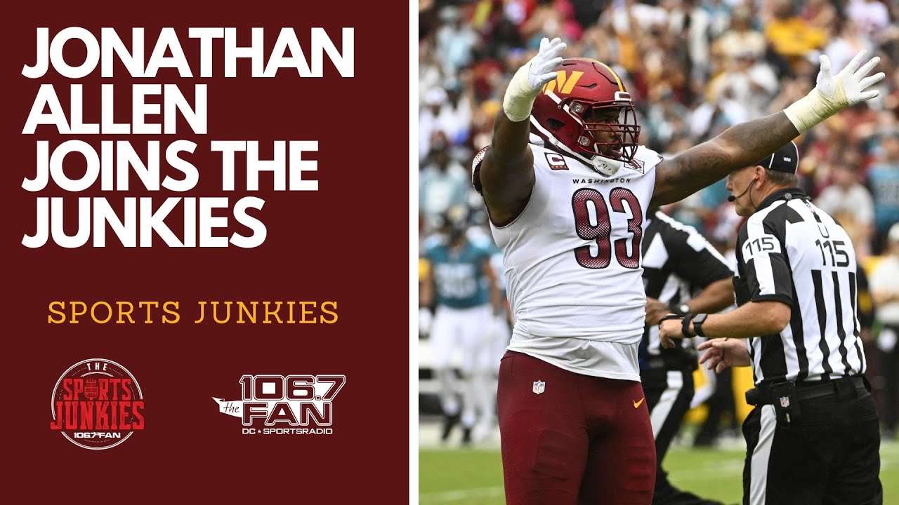 Commanders DT Jonathan Allen Recaps Week 9 Win Over the Patriots - YouTube