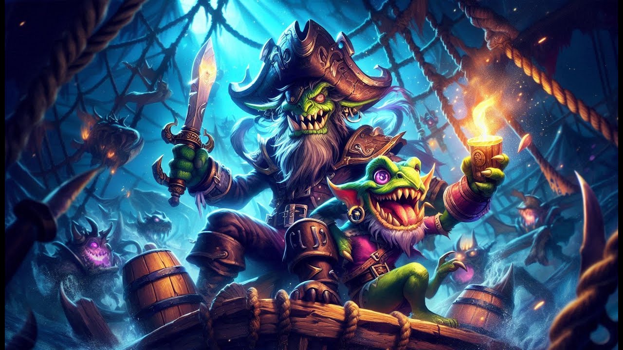 Pirate & Murloc Win In Battlegrounds! - Hearthstone - YouTube