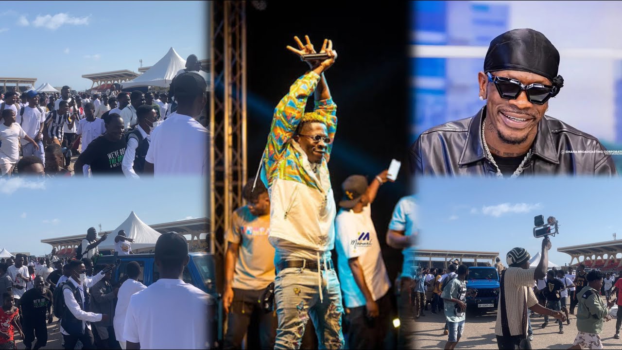 ShattaFest: 100,000 SM fans storm SHATTA WALE birthday Partt concert ...