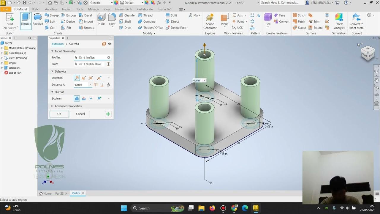 Autodesk Inventor 27 - YouTube