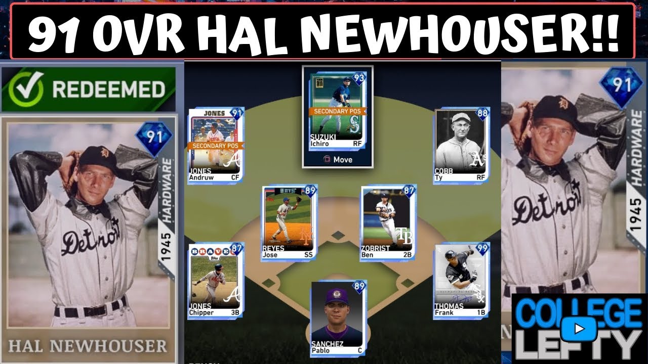 91 Ovr Hal Newhouser Debut! World Series Matchup! MLB The Show 19 ...