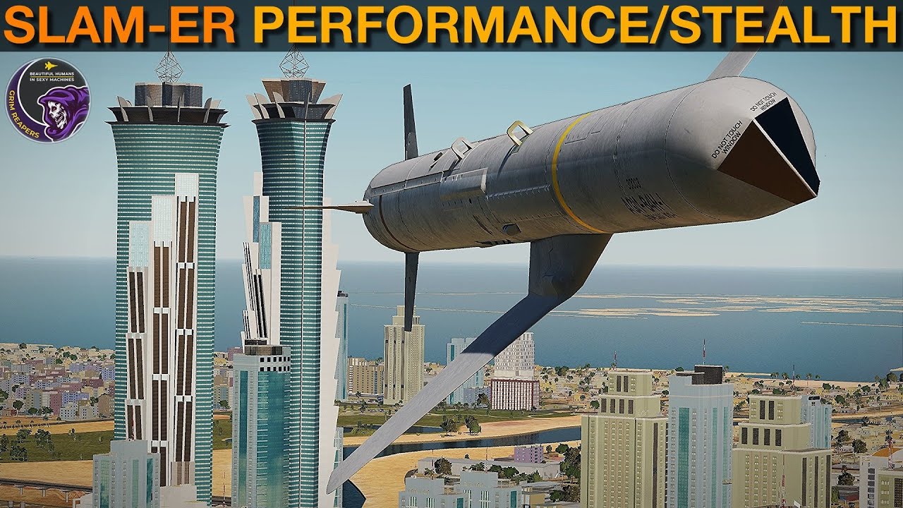 AGM-84H SLAM-ER: How Maneuverable & Stealthy Is It? | DCS WORLD - YouTube