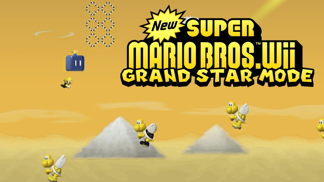 New Super Mario Bros.Wii GRAND STAR MODE #5 Walkthrough 100% - YouTube