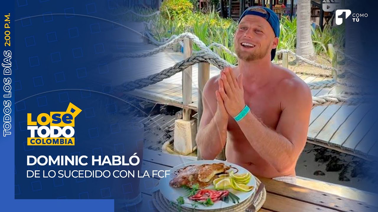 Dominic Wolf habló sobre lo ocurrido con la camiseta de Colombia ...