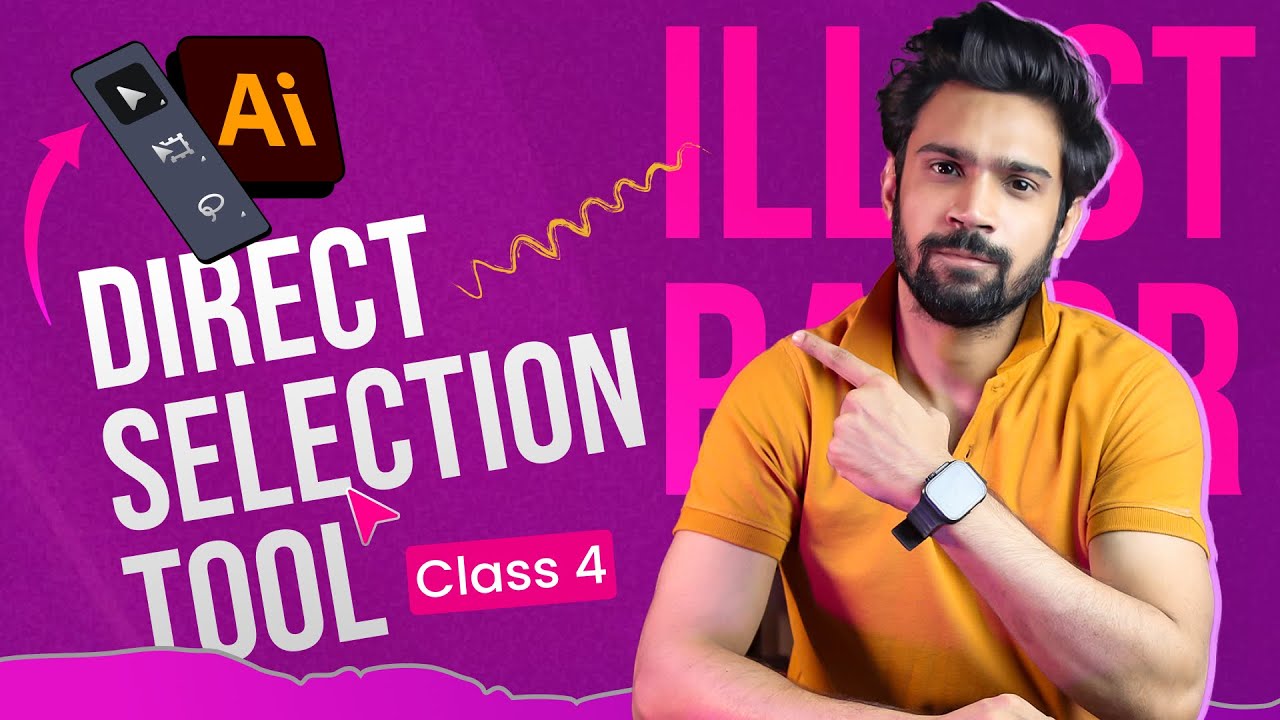 Mastering the Direct Selection Tool in Adobe Illustrator | Beginner’s ...