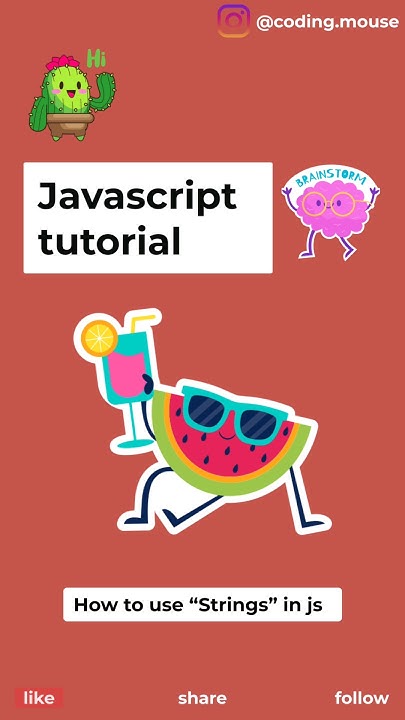 Usage of "Strings" in js #ytshorts #shortvideos #viral #programming #coding #shortsviral #js # ...