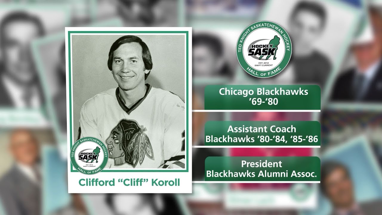 2022 Saskatchewan Hockey Hall of Fame: Clifford “Cliff” Koroll - YouTube