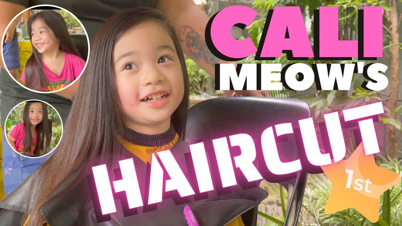 CALI MEOW'S FIRST HAIRCUT | TODDLER'S HAIRCUT | MS. CHUBBY IS THE NEW ...