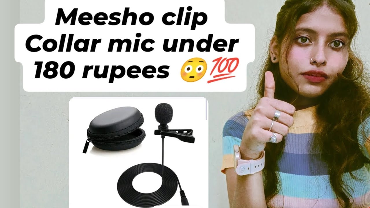 meesho collar mic under 180rupees 😳💯 | #trendingshorts #meeshoshopping ...