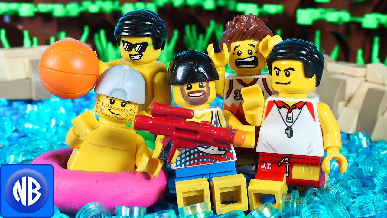 LEGO Dude Perfect Swimming Pool Stereotypes - YouTube