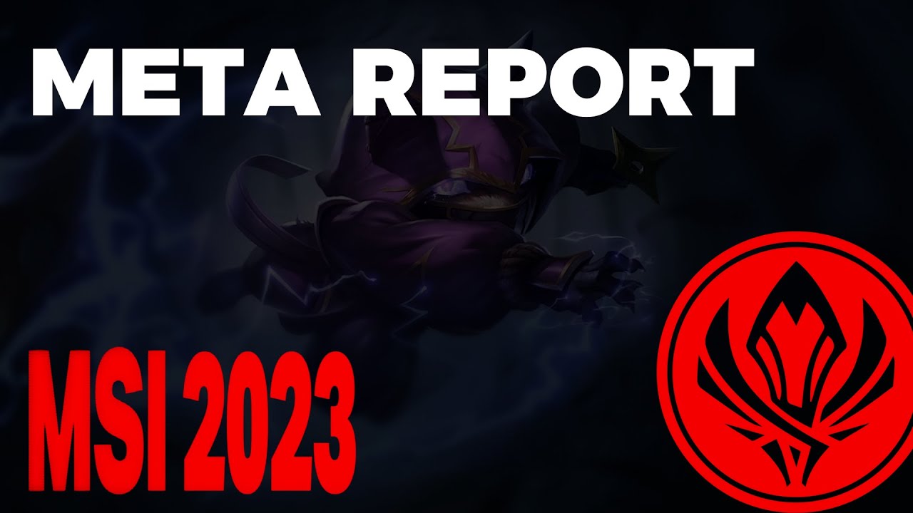 MSI 2023 Meta Report and Analysis -- SuperKmanrocks - YouTube