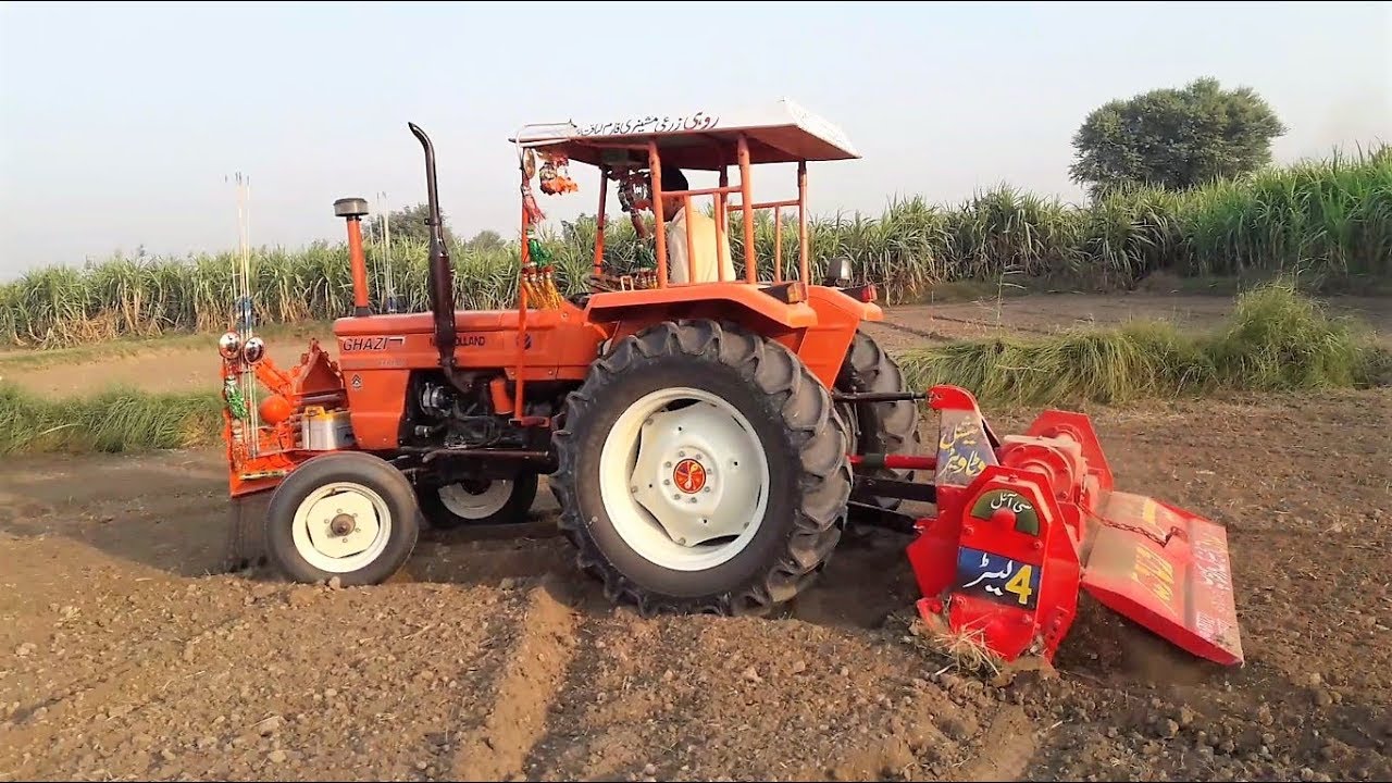 New ghazi Tractor with Rotavator - YouTube