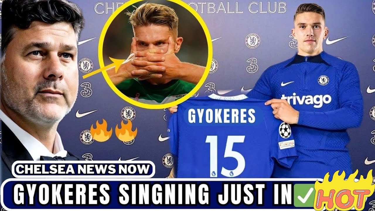 FINALLY🔥WE CAN CELEBRATE VIKTOR GYOKERES LANDS💯TODAY IN CHELSEA AHEAD ...