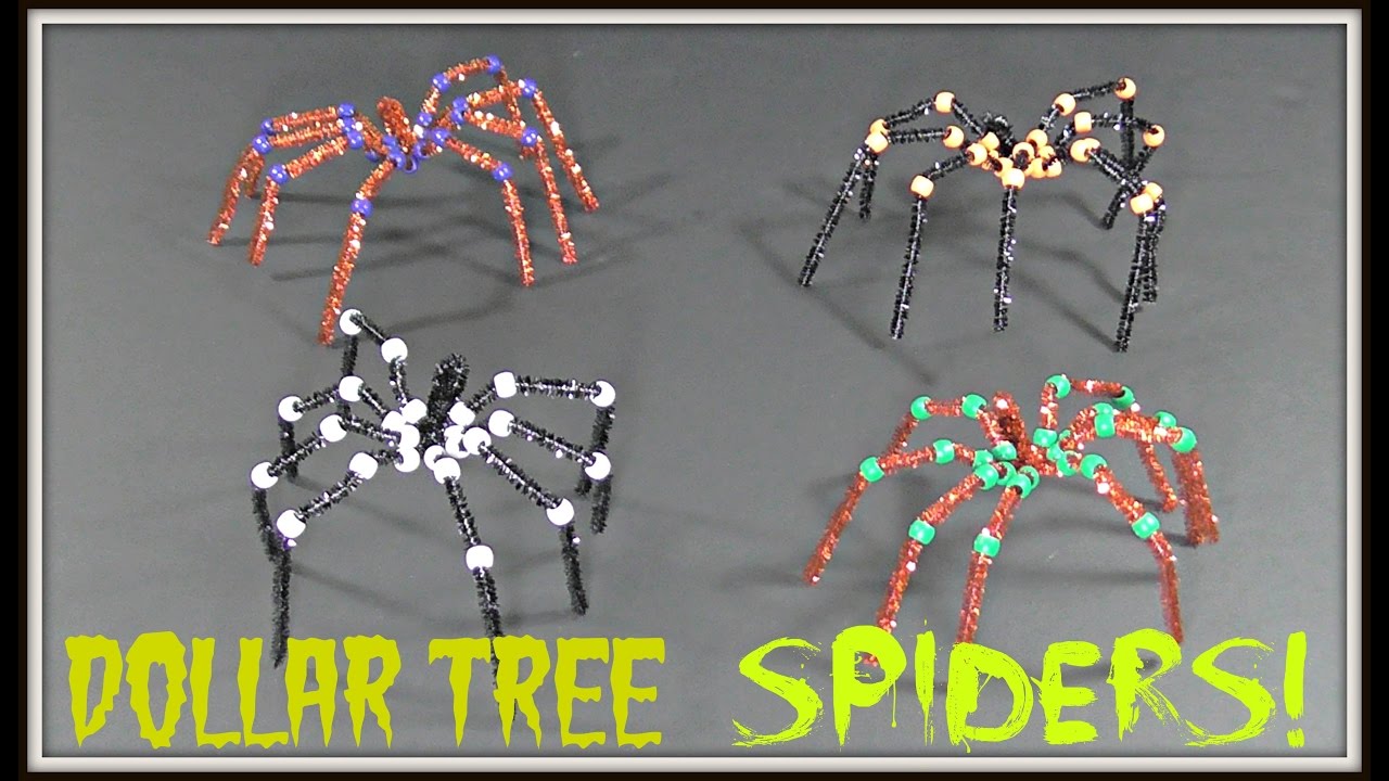 Dollar Tree Spiders! |$3 Halloween DIY - YouTube