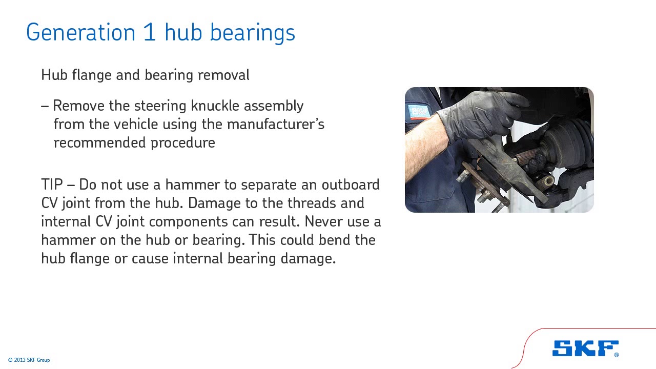 Chapter 5 SKF heavy duty training generation 1 hub bearings (HD) - YouTube