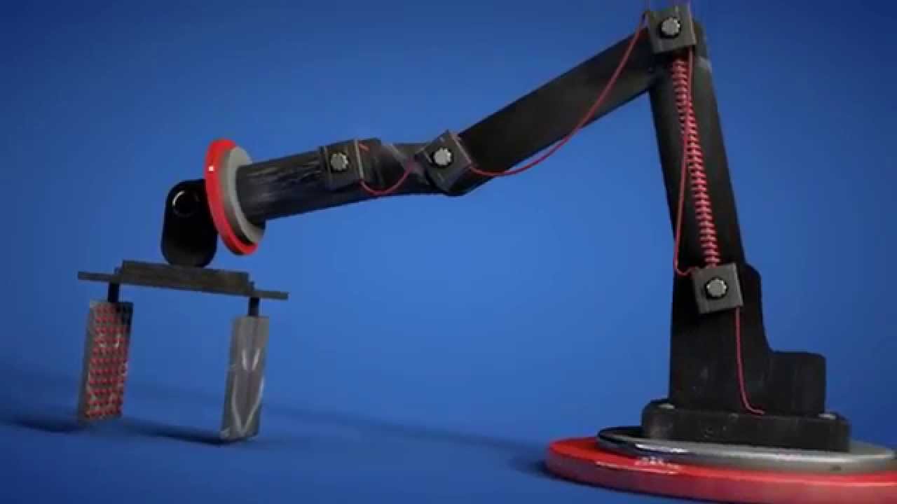 Robotic Arm Logo (Cinema 4d) - YouTube