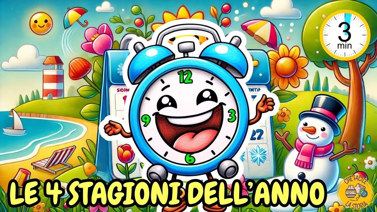LE STAGIONI | PRIMAVERA ESTATE AUTUNNO INVERNO | I MESI DELLE STAGIONI ...