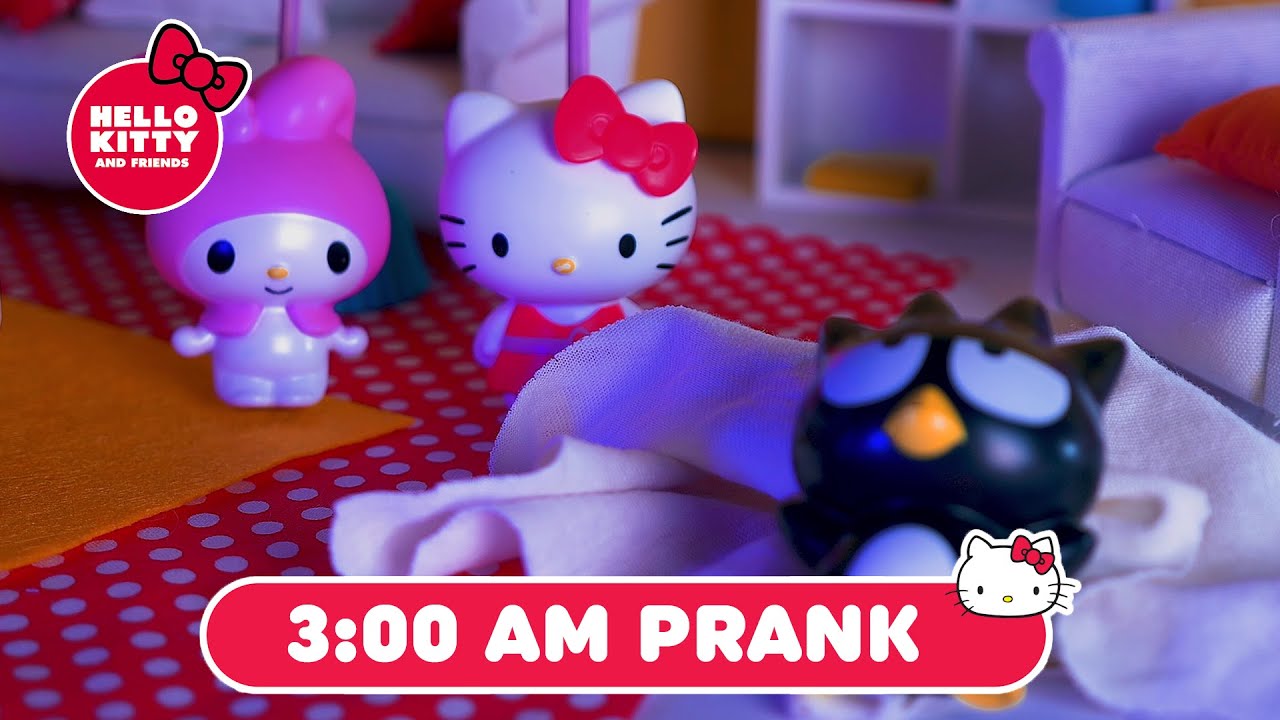 Prank at 3AM | Hello Kitty Puppets Adventures - YouTube