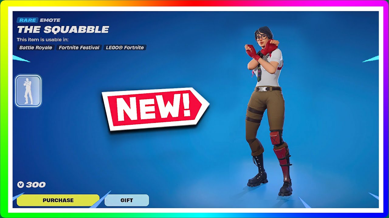 Fortnite Shop *NEW* (Icon Series) The Squabble Emote & Starflare Outfit ...