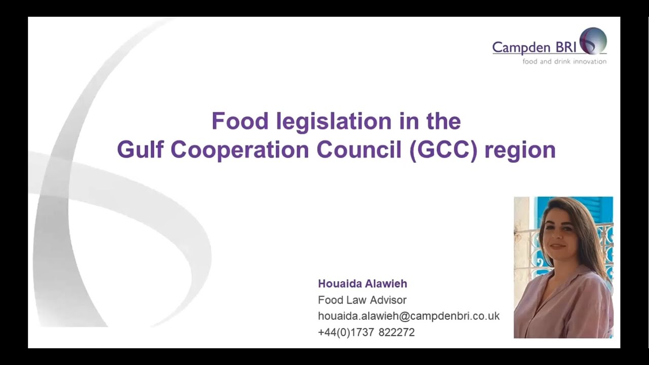 Food legislation in the Gulf Cooperation Council (GCC) region - YouTube