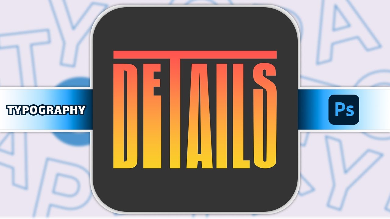 Creating Stunning Typography Effects in Photoshop - YouTube