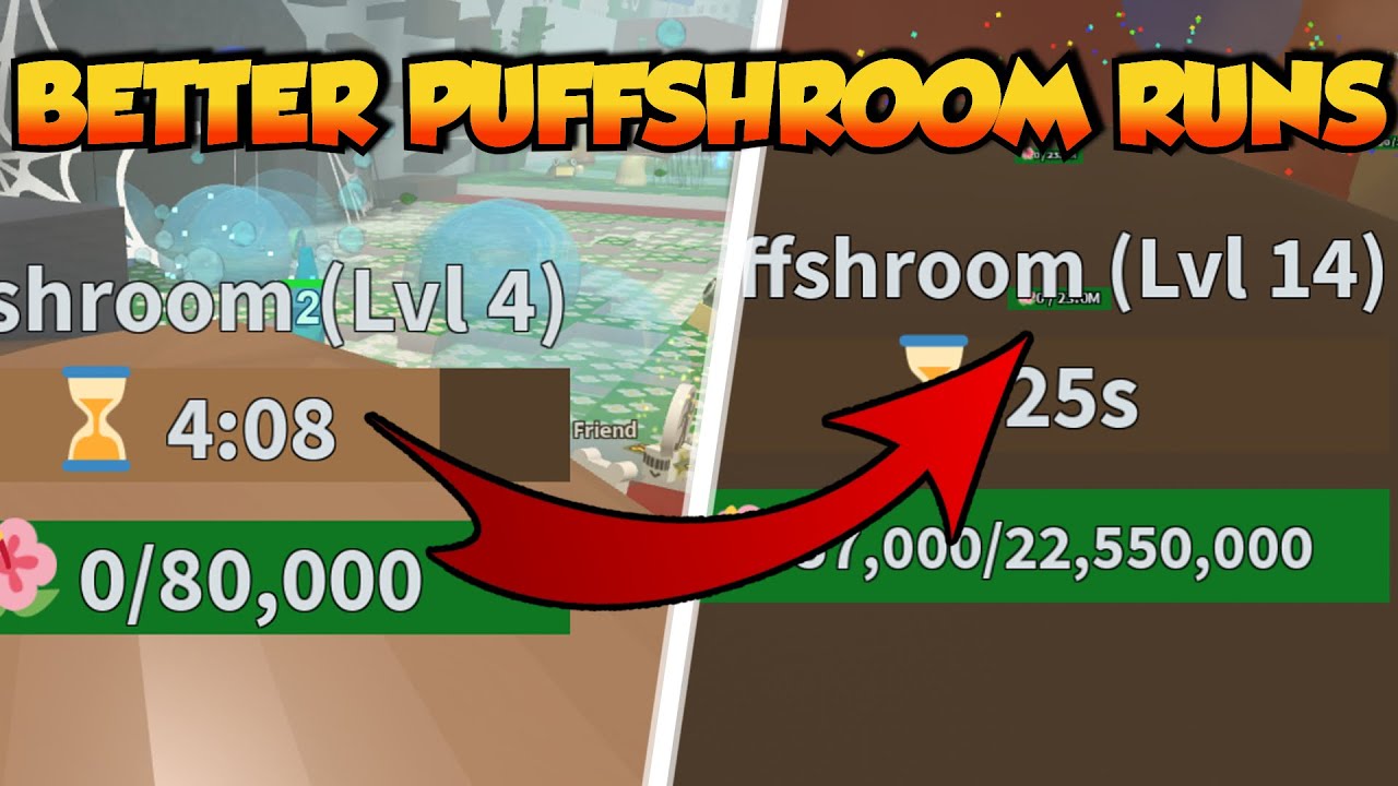 Do Better Puffshroom Runs In Bee Swarm Simulator! - Roblox - YouTube