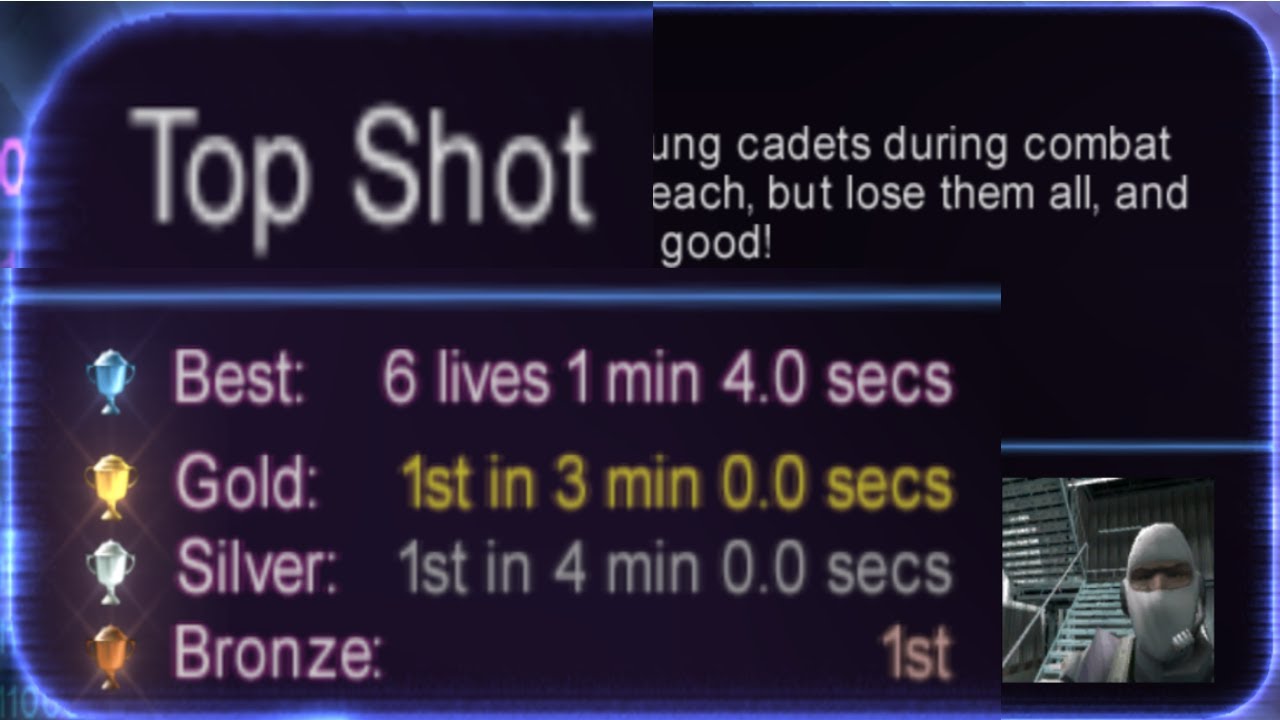 Top Shot Platinum Trophy in 1:04.00 (TimeSplitters 2) - YouTube