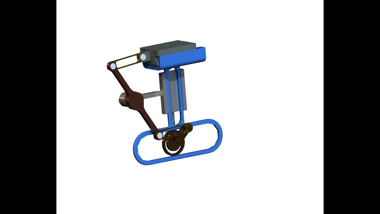 Crank and Slotted Lever Mechanism - YouTube