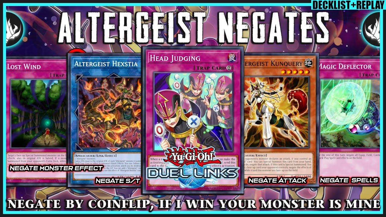 ALTERGEIST ALL AROUND NEGATES [DUEL LINKS 🔥 REPLAY] KOG CLIMB OCT. 2024 ...