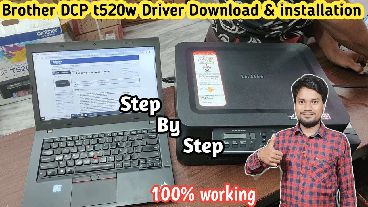 brother DCP t520w driver download | brother dcp t520w installation ...
